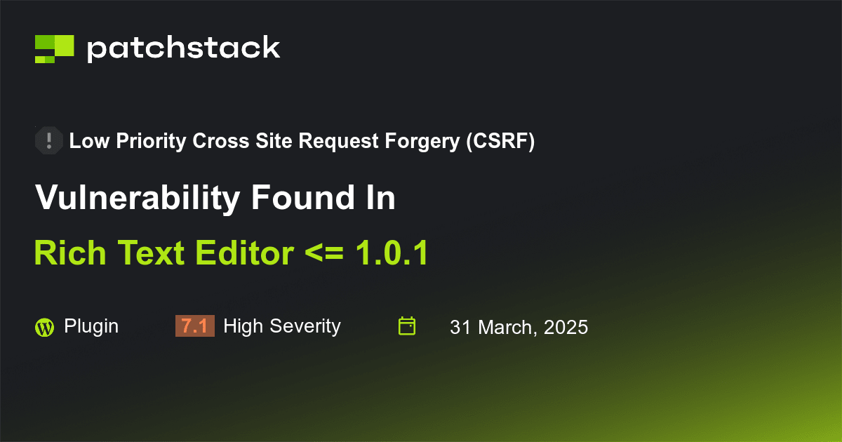 WordPress Rich Text Editor plugin